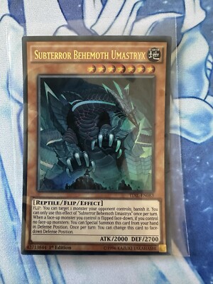 Yugioh | Subterror Behemoth Umastryx - TDIL-EN083 - Ultra Rare - 1st ...