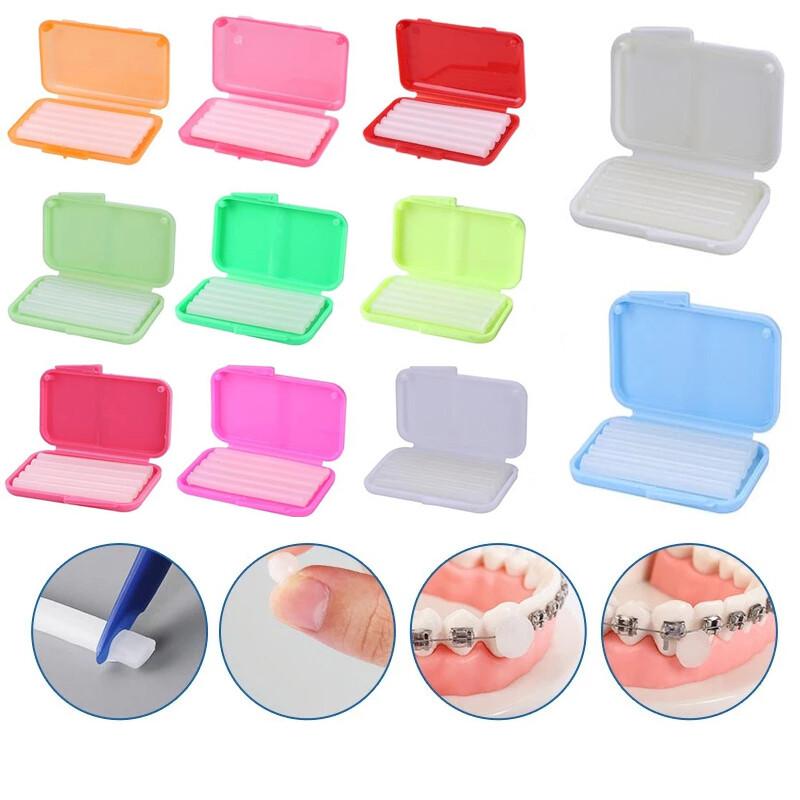 Dental Orthodontics Wax Braces Bracket Wax Gum Care Oral Hygiene Mix ...