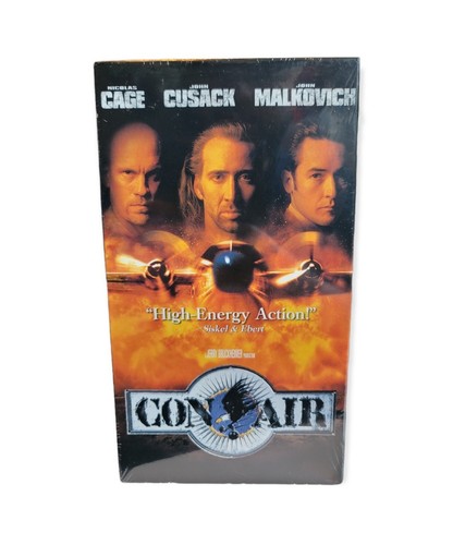 Con Air (VHS, 1997, Touchstone) Disney Nicolas Cage Sealed Brand New ...