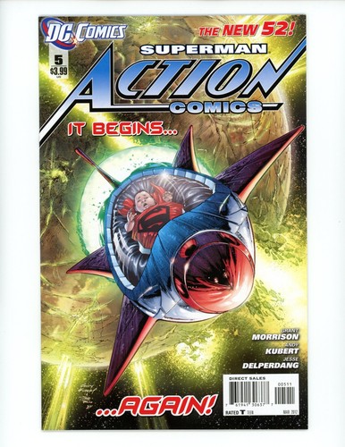 Action Comics #5 2012 DC NM- Superman 2nd Series Comic Book | eBay
