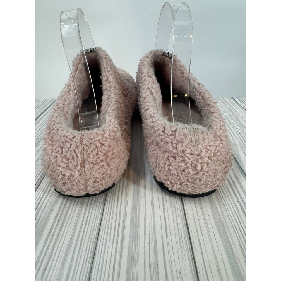 Bombas Women's Sunday Slippers Mauve Pink Slip On Sherpa Mules Shoes ...