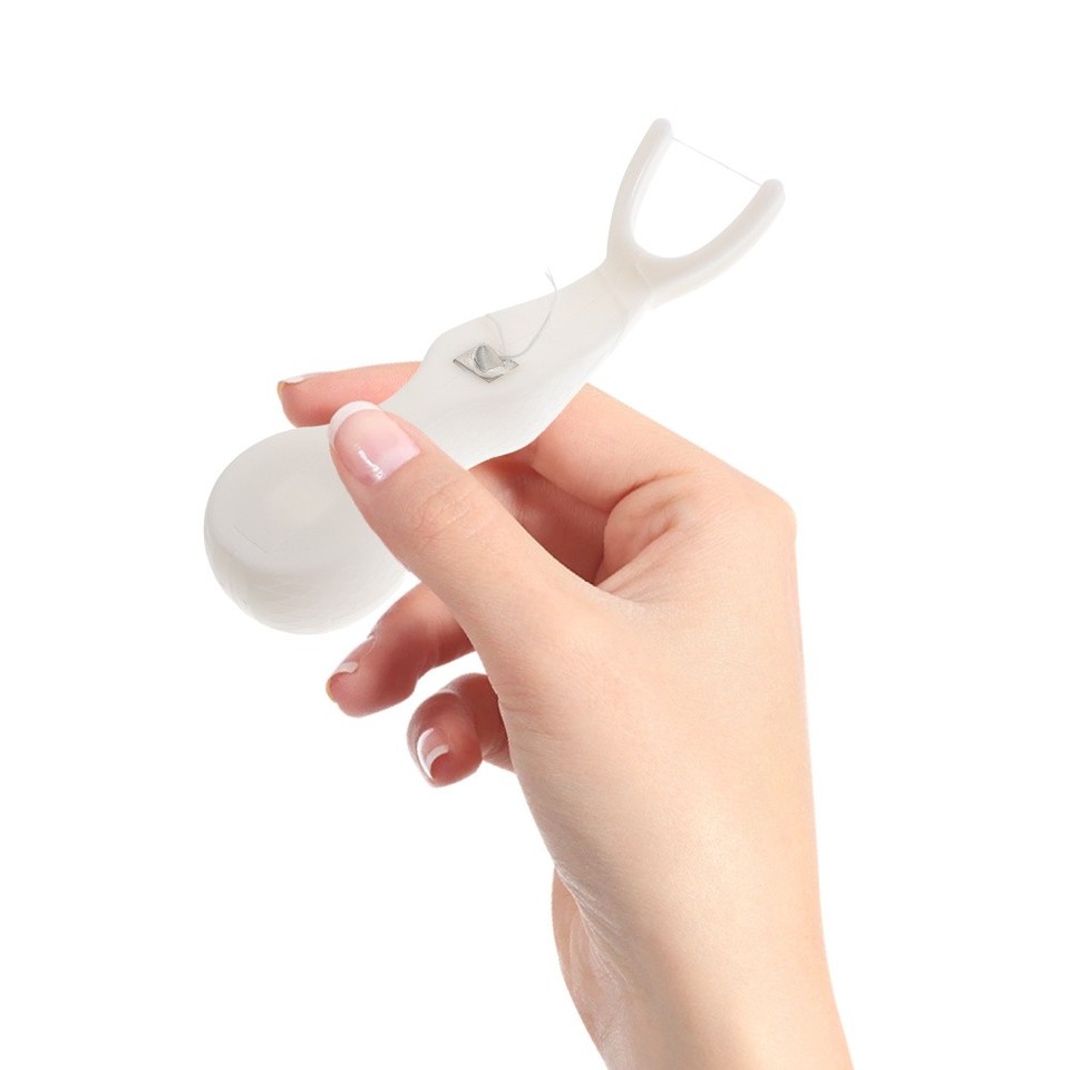 Toothbrush Stand Floss Holder Flossers for Teeth Natural Dental Tool ...