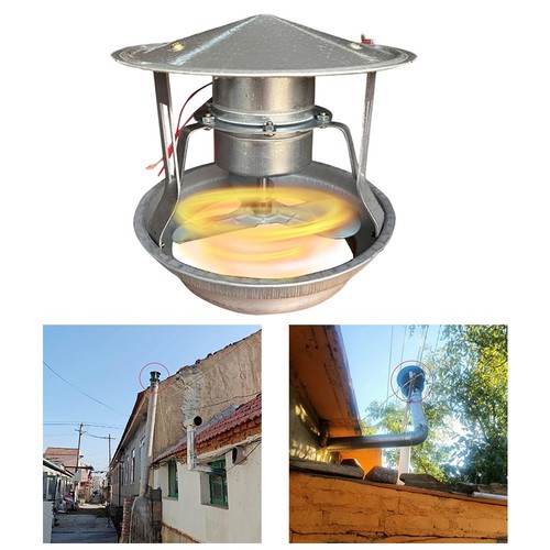 Installation Kit Kitchen Ventilation Flue Fan 40W Motor Metal ...
