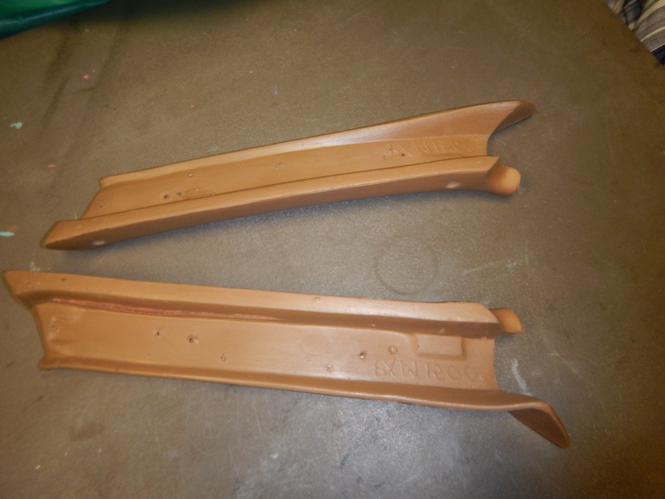 1968 1972 Chevelle Dark Saddle Pillar Post Pads Convertible GTO GS SS ...