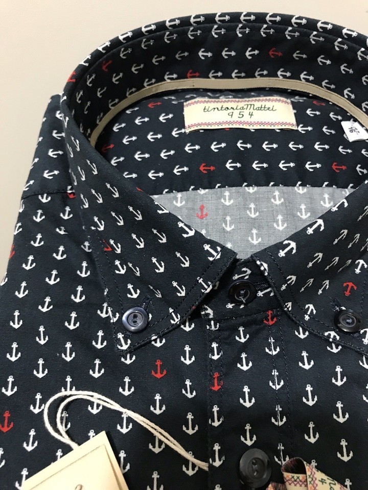 TINTORIA MATTEI Italian beautiful shirt, 16/41 slim to M/50/40 NWT $450 ...