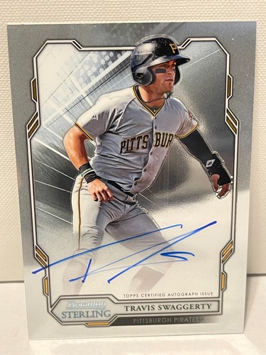 2019 Bowman Sterling Prospect Autograph Travis Swaggerty #BSPA-TA Auto ...