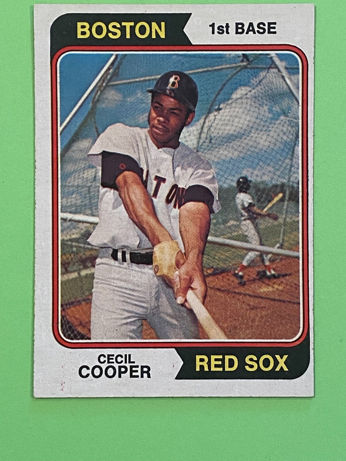 1974 Topps Cecil Cooper #523 Boston Red Sox | eBay