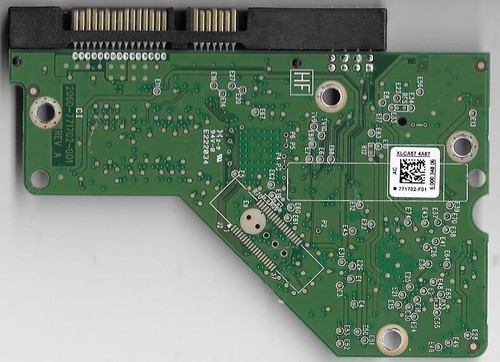 Western Digital WD5003ABYX-18WERA0 500GB Sata Pcb Board ONLY 771702-F01 ...