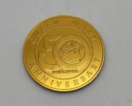 Vintage 1986 Queen Mary 50th Anniversary Limited Edition Coin | eBay