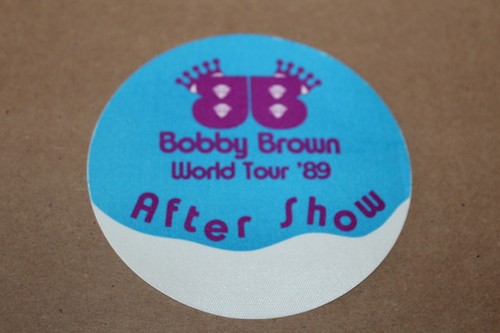 Bobby Brown - Unused Backstage Pass - - FREE POSTAGE | eBay