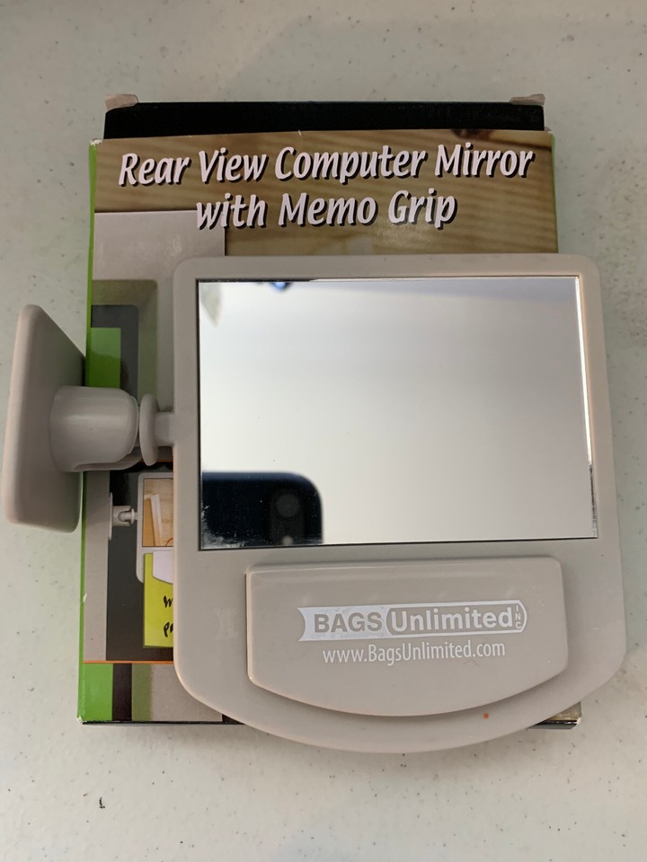 Rear View Computer Mirror with Memo Grip | eBay