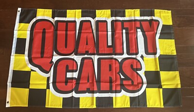 "QUALITY CARS" Flag 3x5 ft Car Dealership Flag New USA Seller | eBay