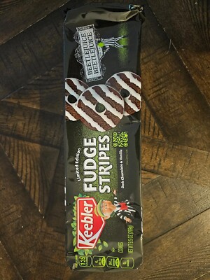 Keebler elf Beetlejuice fudge striped vanilla cookies NEW limited ...