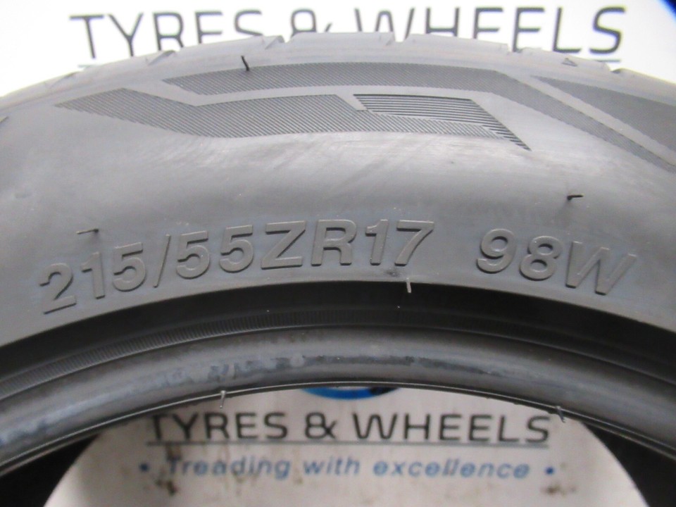 X2 215/55R17 215 55 17 98W M+S THREE-A NEW TYRES *GREAT C & C RATINGS ...