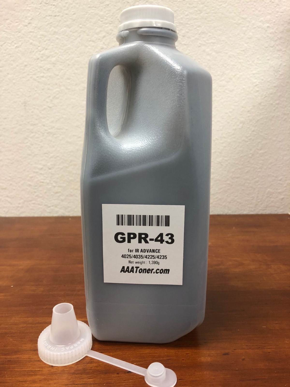 (1,390g) Toner Refill for Canon GPR-43, GPR43 IR ADVANCE 4025, 4035 ...