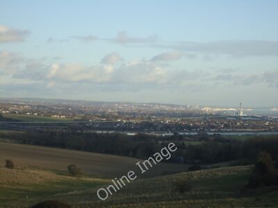 Photo 6x4 View from Lancing Hill North Lancing c2011 | eBay UK