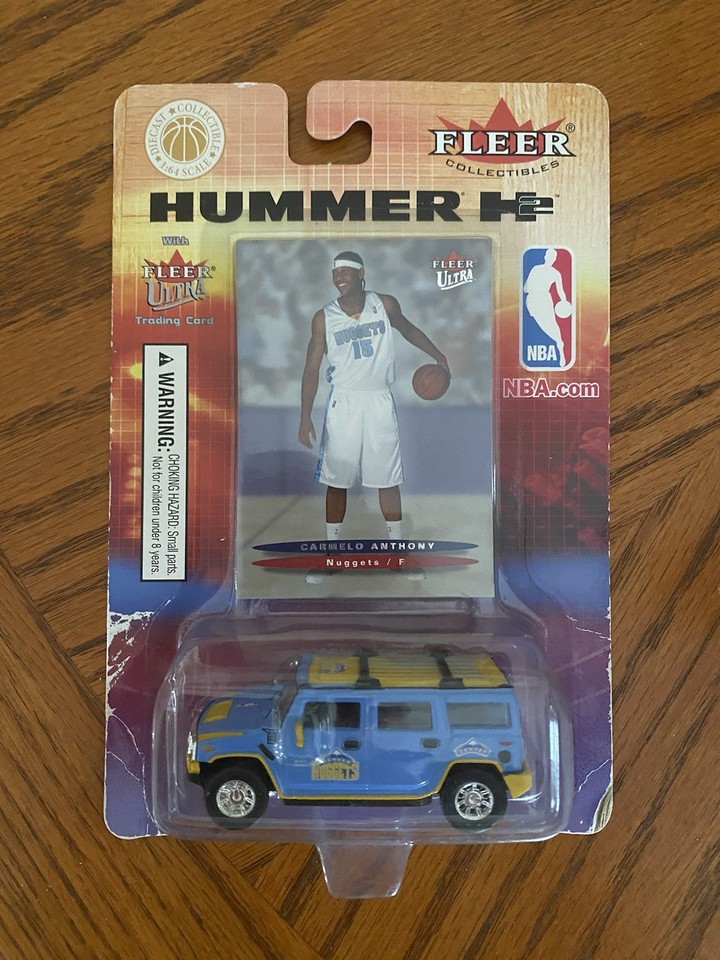 HUMMER H2 Carmelo Anthony Denver Nuggets W/ 03-04 Fleer Ultra NBA RC ...