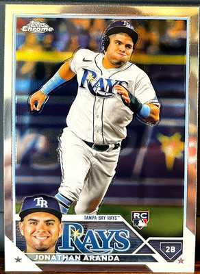 2023 Topps Chrome #18 Jonathan Aranda RC Tampa Bay Rays | eBay