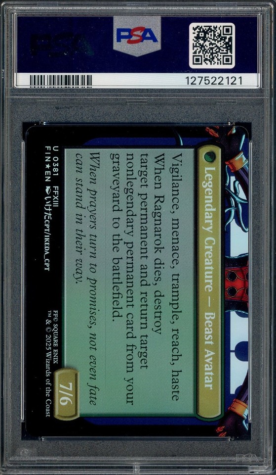 2025 MTG FINAL FANTASY #0381 FANG, FEARLESS L'CIE CHAR BORDERLESS-FOIL ...