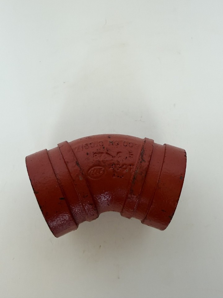Victaulic FireLock 2″ Grooved 45° Elbow Sprinkler Fitting Style 003 ...
