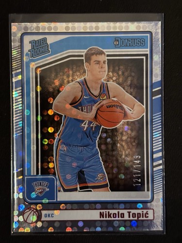 Nikola Topic 2024-25 Donruss Rated Rookie DISCO RC Thunder 121/149 | eBay