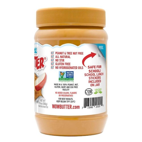 WOWBUTTER 20100 Peanut Free Spread Jars Creamy 17.6 oz., PK6 | eBay