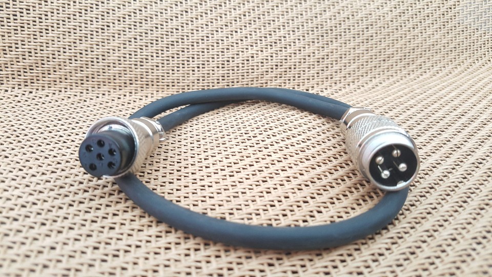 Uniden 6-Pin to 4-Pin CB Radio Microphone Adapter Bearcat 880 980 ...