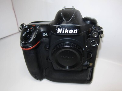 Nikon D4 16.2MP FX Digital Camera w/BOX Shutter Count 144066 from japan ...