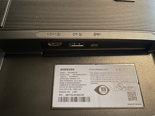 Samsung 27" 4K UHD Monitor for MacOS/Windows/Android s27a804ujn | eBay