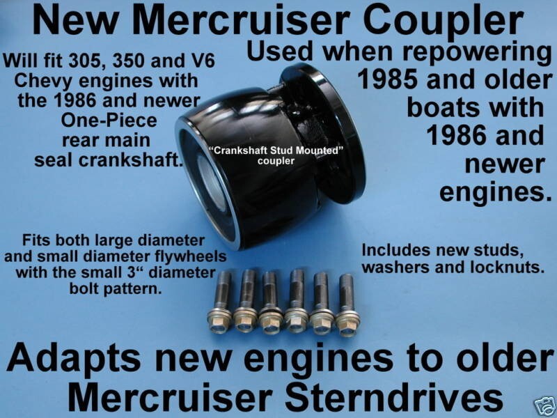 GLM Mercruiser Engine Coupler for 1986 and Newer 11520 18-2172 14505a2 for sale online | eBay