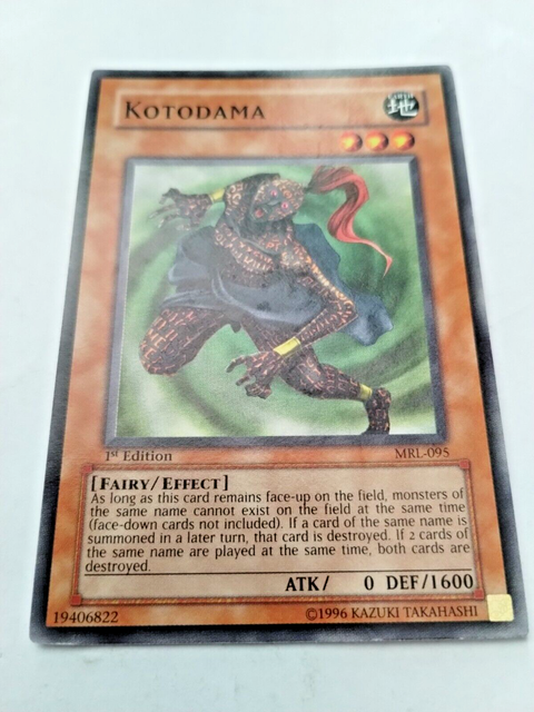 Yu-Gi-Oh! TCG Kotodama Magic Ruler MRL-095 1st Edition Common for sale ...