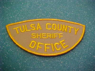 TULSA COUNTY OKLAHOMA POLICE PATCH SHOULDER SIZE UNUSED | eBay