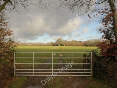 Photo 6x4 Track to Broadnymet Moor Bridge Heath Cross/SX7097 On the far ...