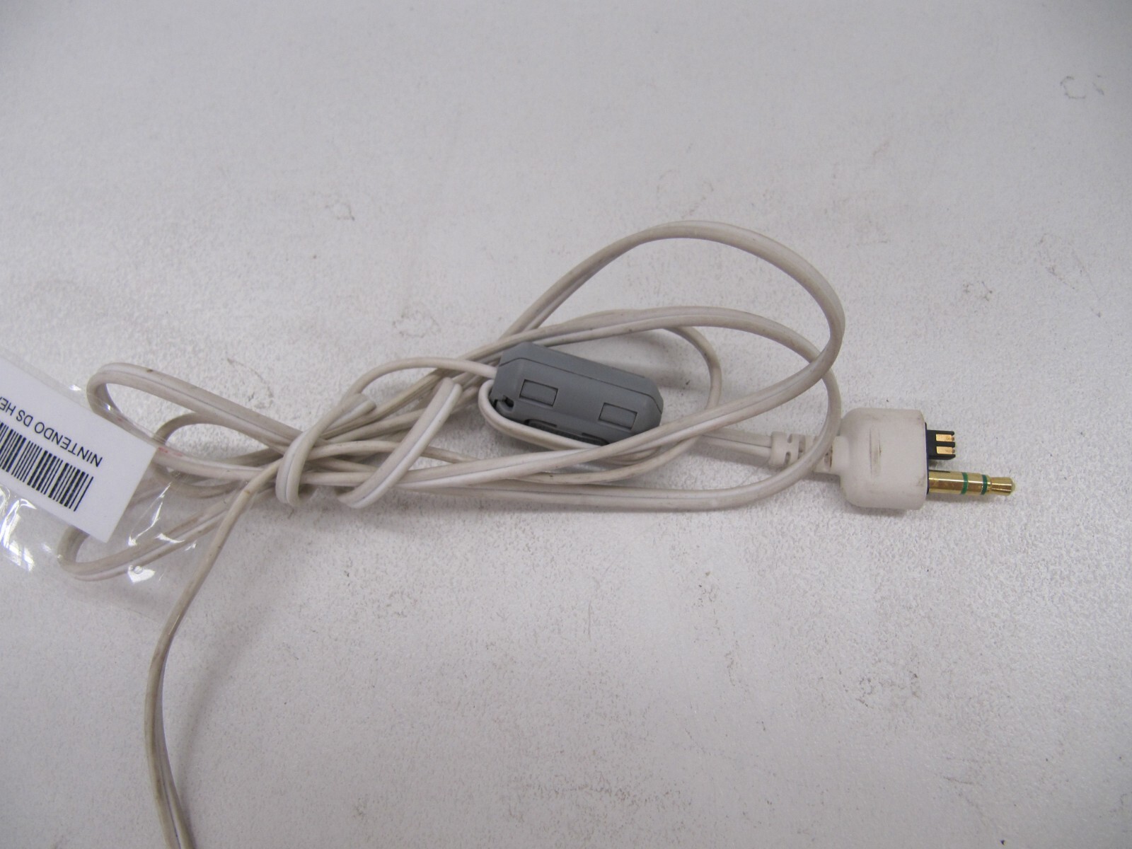 Nintendo DS Headset Built-In Microphone White Wired Ear-Hook Genuine ...