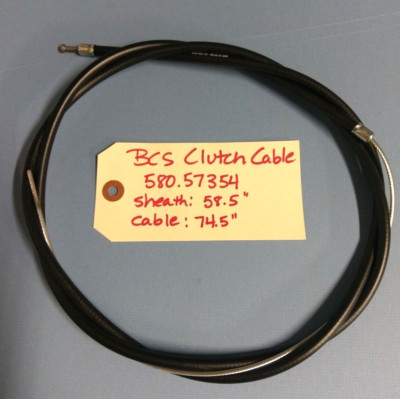 BCS Clutch Cable 2 Whl Tractor 58057354 Tiller Mower Harrow 852 853 948 ...