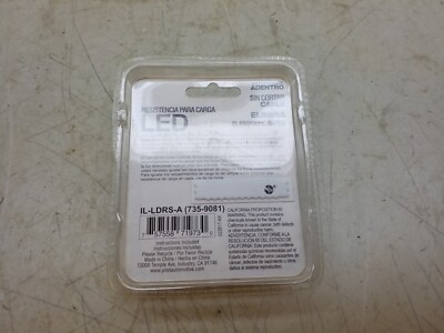 IL-LDRS-A Pilot LED Bulb Load Resistor Eliminates Fast Blinking, 2PC ...