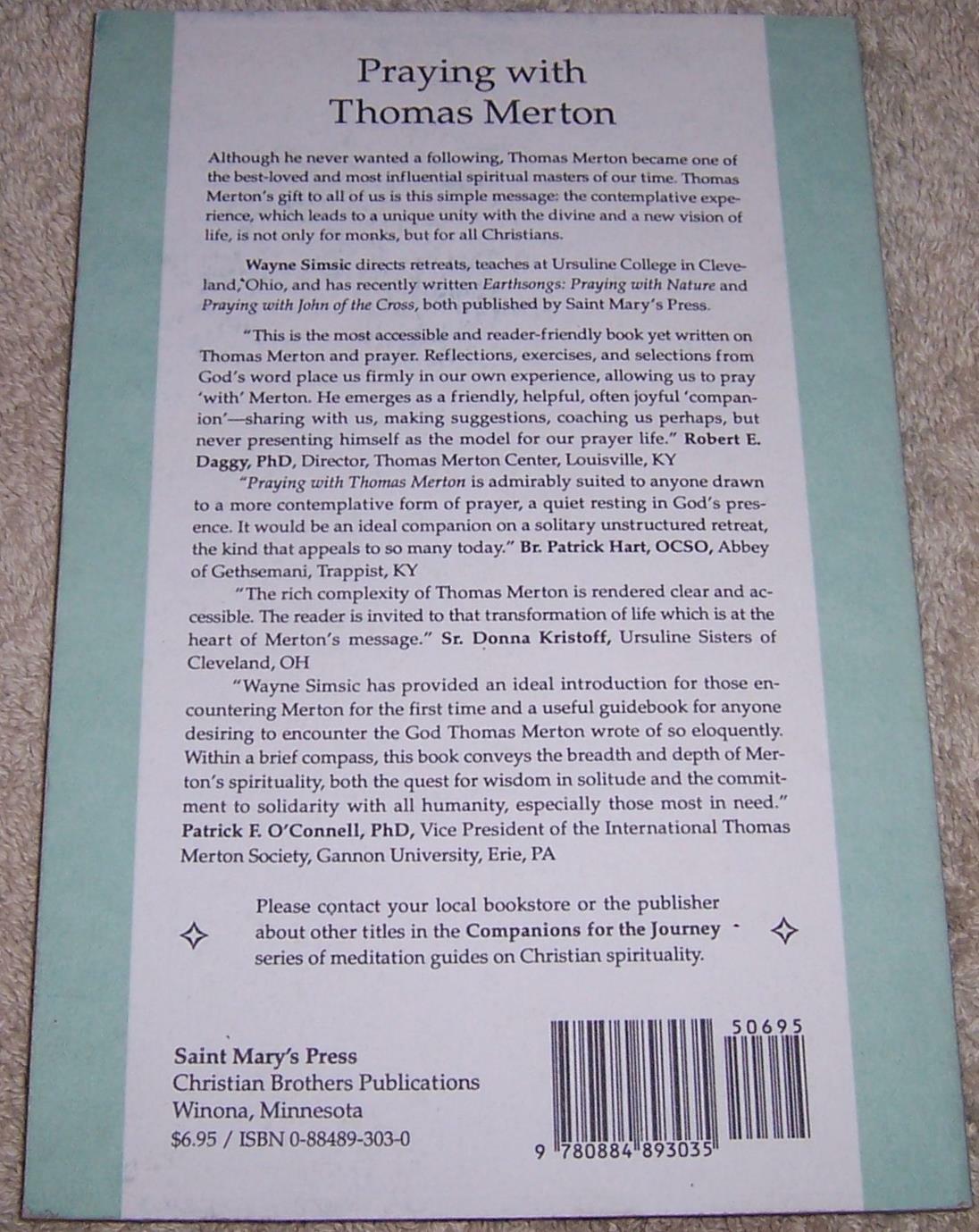 Praying With Thomas Merton Wayne Simsic pb 9780884893035| eBay