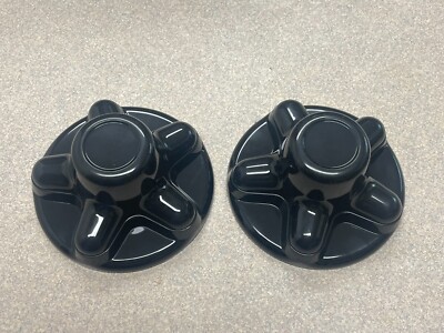 New (2) Black Trailer Wheel Hub Cap Covers 5 lug 5 x 4.5" pattern | eBay