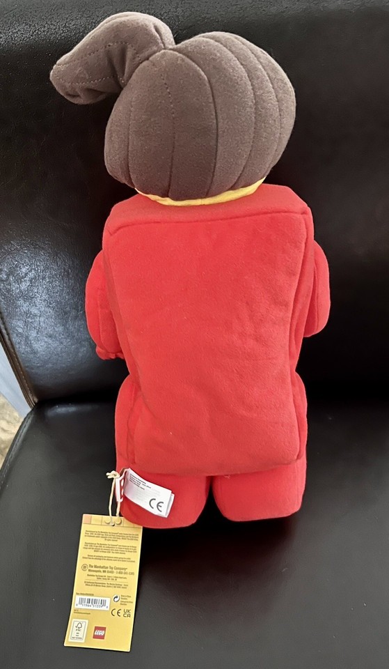 Lego Brick Red Suit Girl Plush Figure Toy *NWT* | eBay