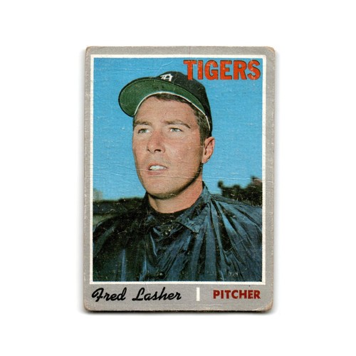 Fred Lasher 1970 Topps #356 Detroit Tigers Baseball Card Poor | eBay