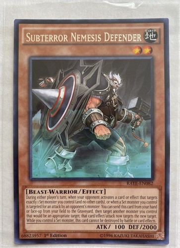Subterror Nemesis Defender - RATE-EN082 - Rare - 1st Edition M/NM ...