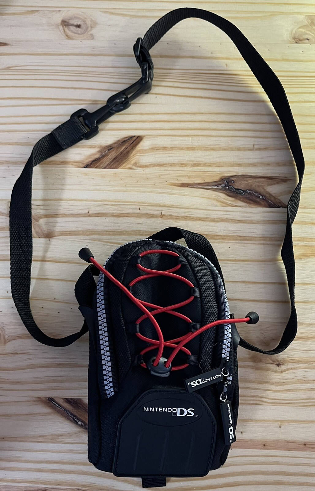 Nintendo DS Carrying Case/Mini Backpack Zippered Travel Storage - Black ...