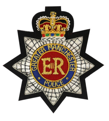 Greater Manchester Police Embroidered Blazer badge | eBay
