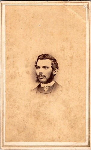 Young Bearded Man, Trumansburg, NY, 1869 CDV Photo, #P3710 | eBay