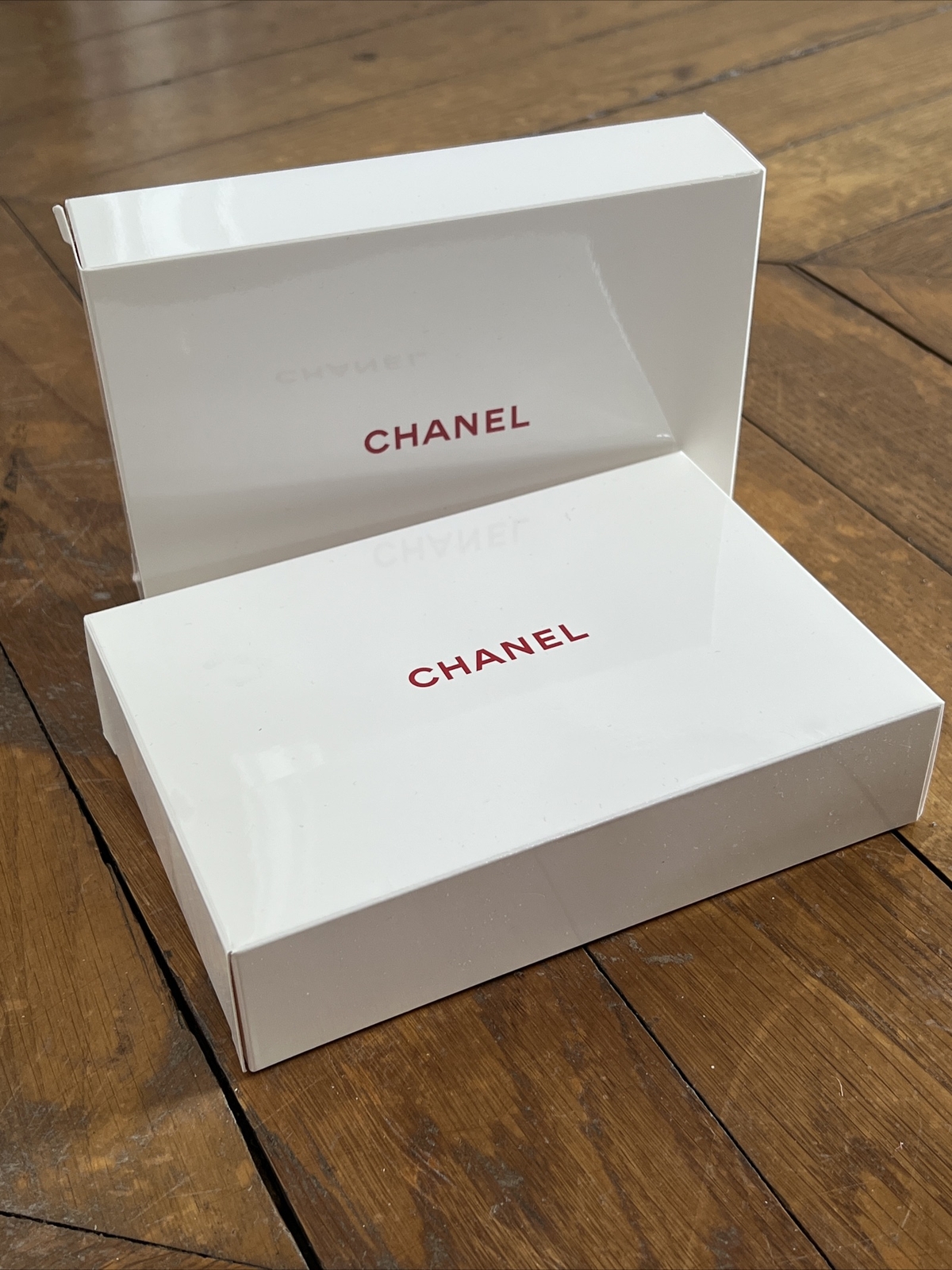 2 petites boites en carton Chanel pliable | eBay