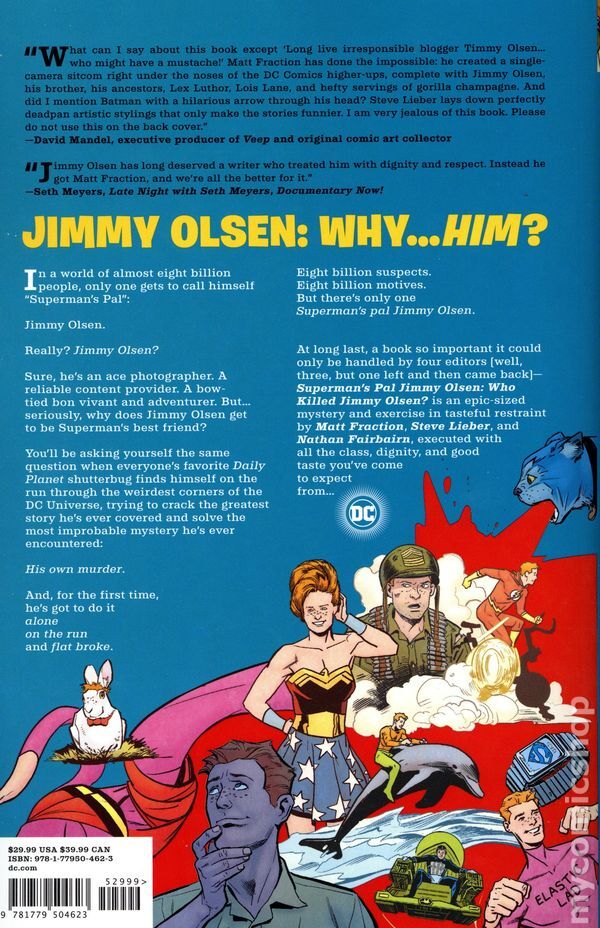 Superman's Pal Jimmy Olsen Who Killed Jimmy Olsen? TPB #1-REP NM 2022 ...