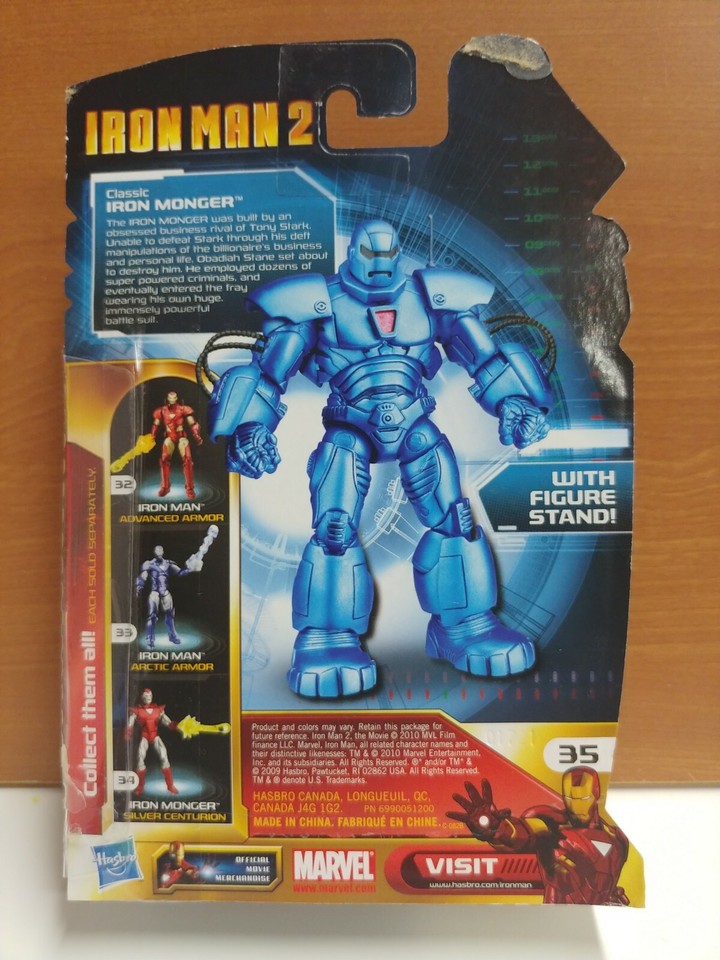 IRON MAN 2 35 IRON MONGER COMIC SERIES MARVEL UNIVERSE MCU ARMOR CARDS ...