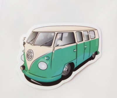 Volkswagen T1 Transporter Microbus Van Waterproof Logo Decal Sticker 2. ...