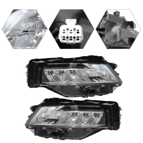 For 2021-2023 Nissan Rogue Black LED Headlights Healamps Pair Left ...