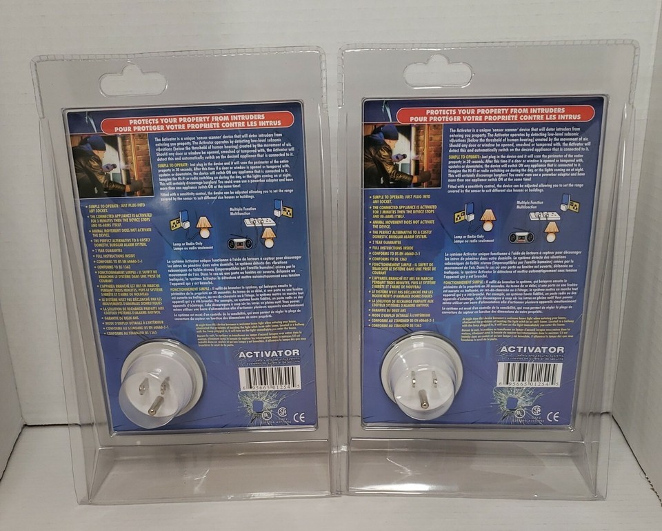 NIP 2x Activator RX-8 Motion Detector Safety & Security Device Sensor ...